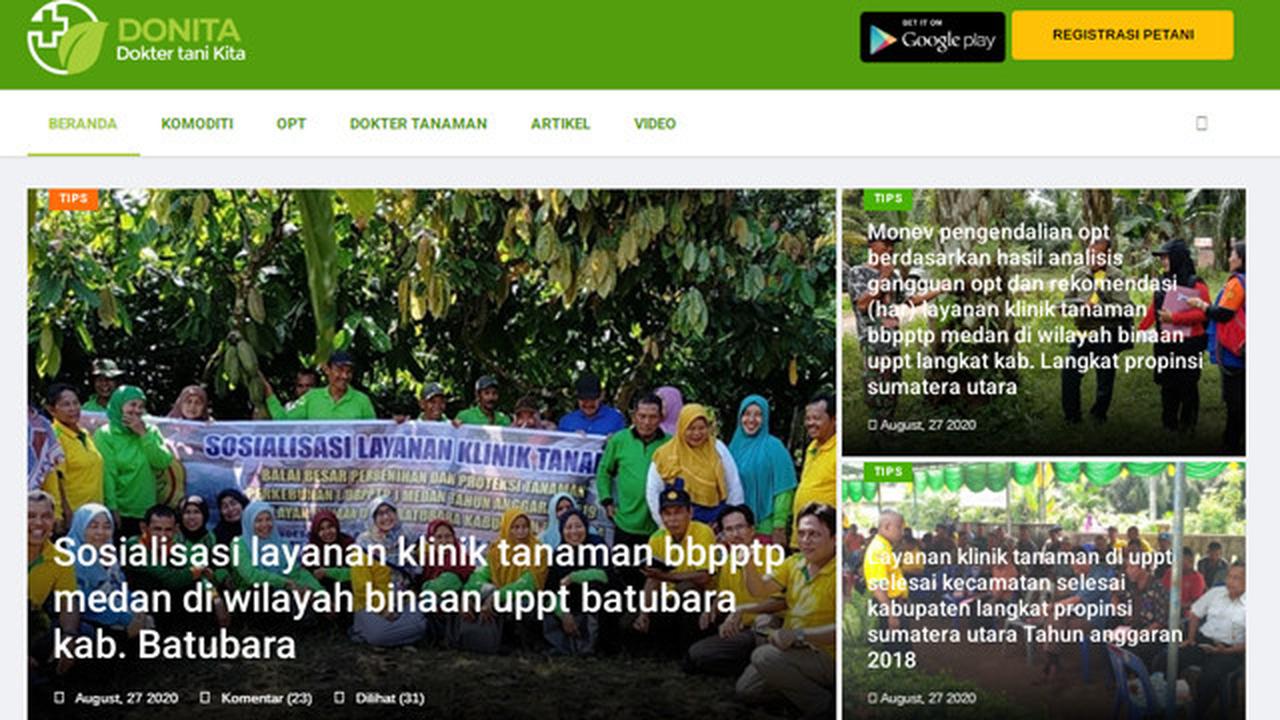Bantu Petani Hadapi Serangan OPT, Ditjen Perkebunan Siapkan Aplikasi DONITA