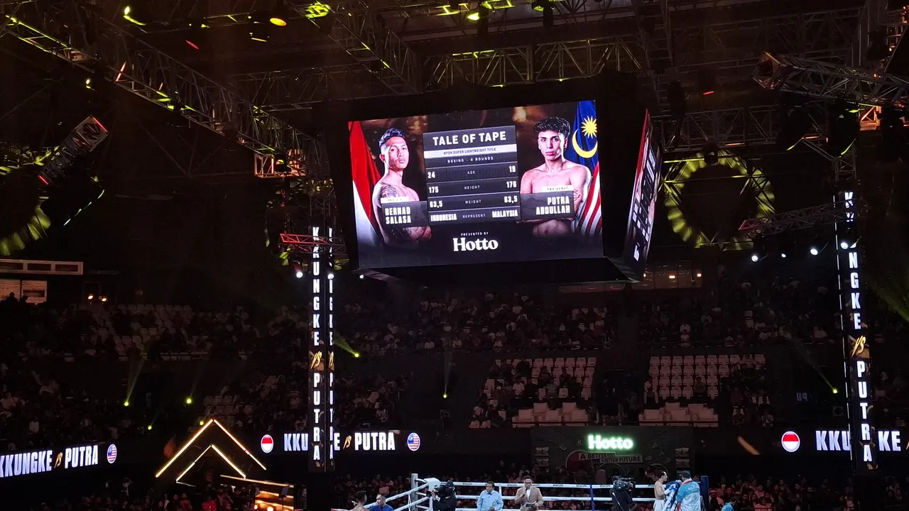 Hajar Kkungke, Putra Abdullah Rebut Sabuk Juara di Byon Combat Showbiz 4: Indonesia vs Malaysia ...