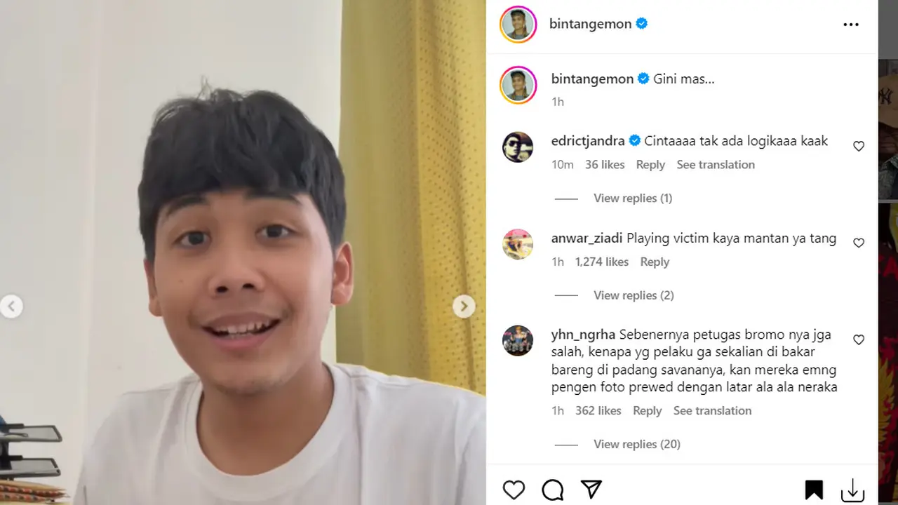 Bintang Emon Sentil Pengacara Pasangan Prewedding yang Ancam Tuntut Petugas Taman Nasional ...