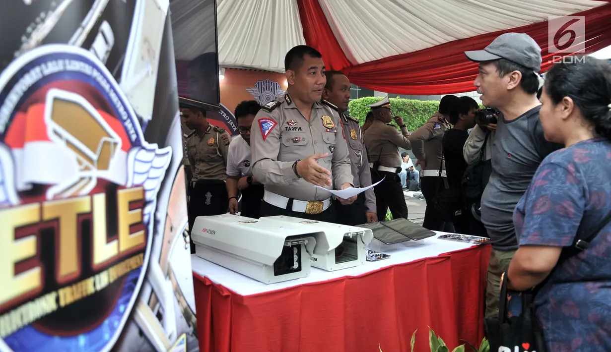 FOTO: Sistem Tilang ETLE Resmi Diluncurkan - Foto Liputan6.com
