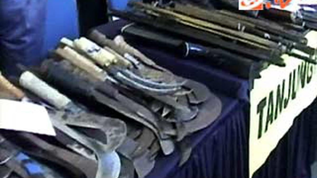 Ratusan Senjata Tajam Diamankan