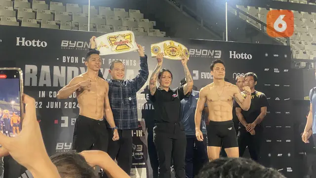 Randy Pangalila Jatuhkan Kkajhe di Ronde Pertama Pertandingan Byon ...