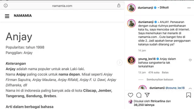Anji Temukan Fakta Menarik Soal Kata Anjay yang Dilarang - ShowBiz ...