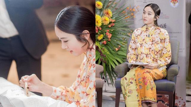 6 Potret Nong Poy Saat Pakai Kain Batik, Anggun dan Menawan - Hot Liputan6.com