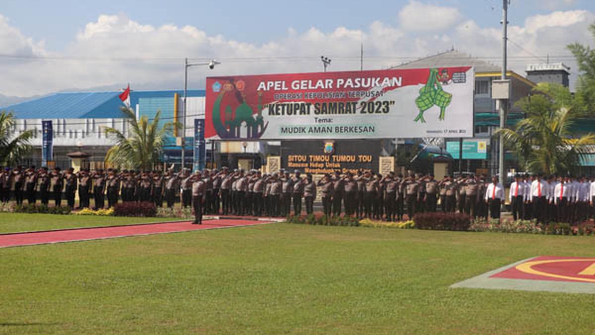 Operasi Ketupat Samrat, 9.310 Personel Gabungan Siap Amankan Lebaran Idul Fitri di Sulut ...