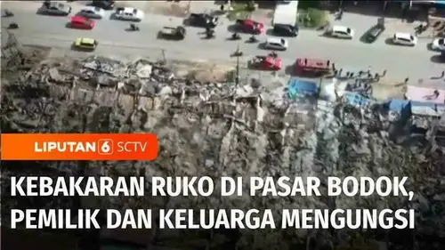 VIDEO: Pasca Kebakaran di Pasar Bodok Sanggau, Pemilik dan Keluarga Mengungsi | Enamplus