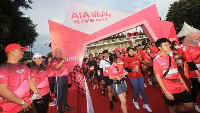Festival Olahraga dan Musik AIA Vitality 2023 Ajak Masyarakat Hidup Sehat - On Off Liputan6.com