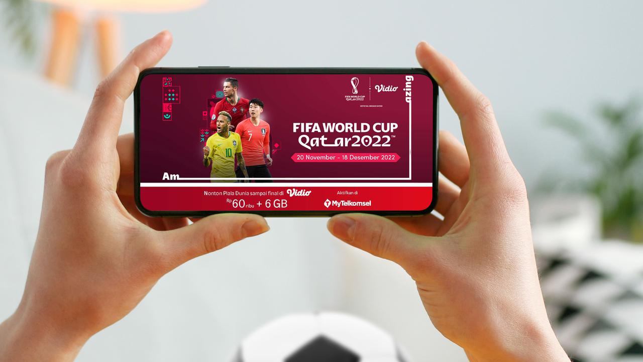Telkomsel dan Vidio Hadirkan Paket Bundling Piala Dunia 2022 Qatar