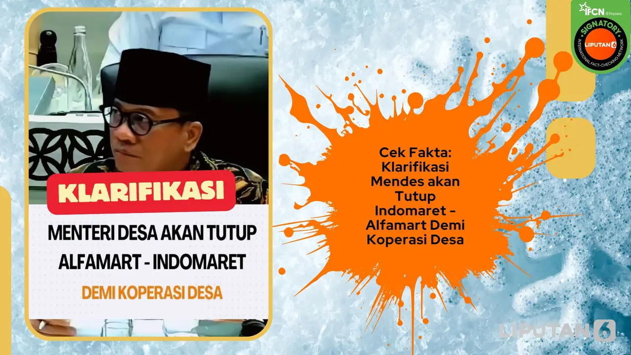 Cek Fakta: Klarifikasi Menteri Desa Bakal Tutup Indomaret - Alfamart ...