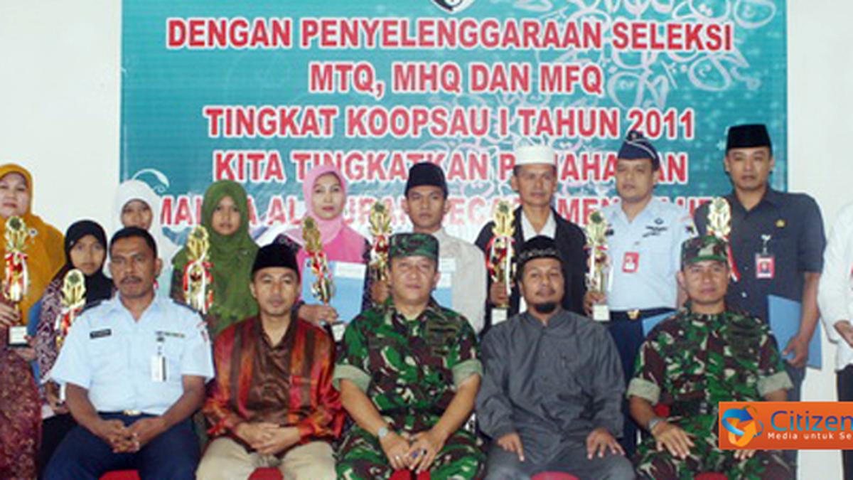 Lanud Pekanbaru, Juara Umum MTQ Koopsau I - Foto Liputan6.com