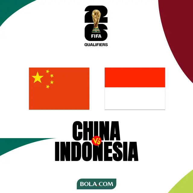 Yuk Catat, Jadwal Live Streaming China Vs Timnas Indonesia, di Kualifikasi Piala Dunia 2026 zona ...