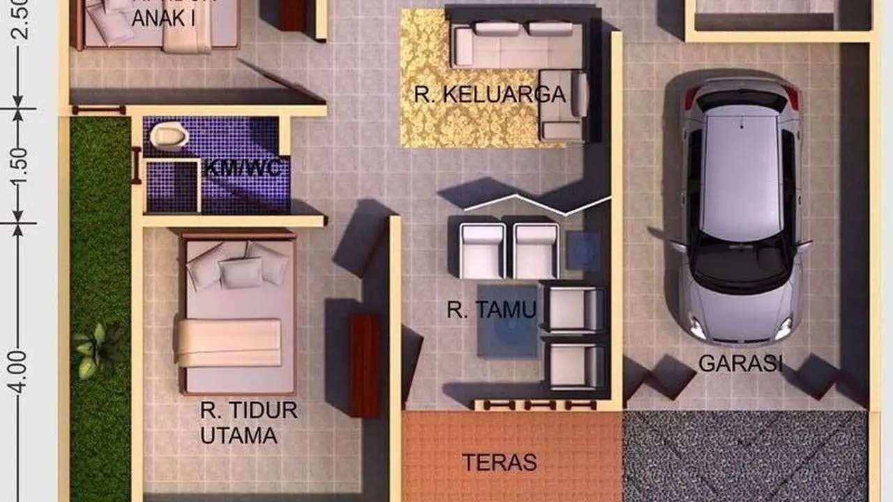Bikin Betah, Ini 8 Desain Rumah Minimalis Ukuran 7x10 yang Nyaman dan ...