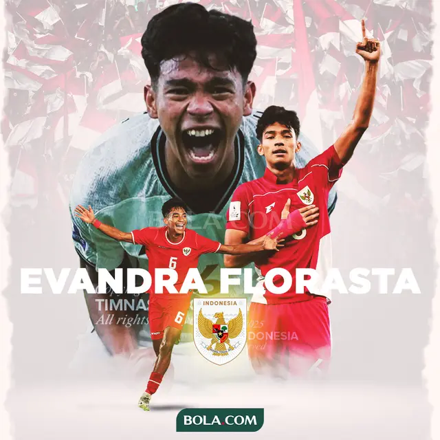 Timnas Indonesia - Ilustrasi Evandra Florasta