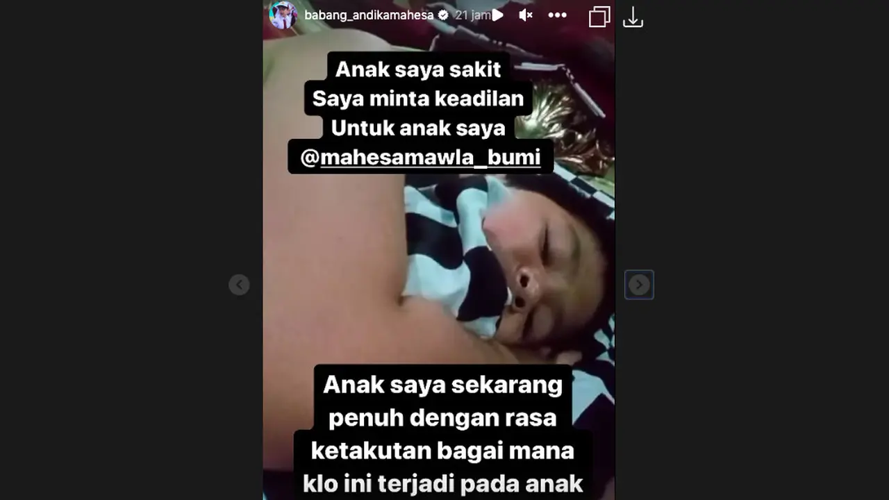 Andika Mahesa Khawatirkan Kondisi Psikologi Putranya yang Mengalami Trauma Usai Dimaki Orang Tua ...