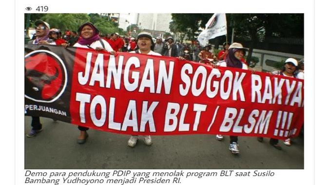 Cek Fakta: Tidak Benar dalam Foto Ini PDIP Demo Jokowi - Cek Fakta ...