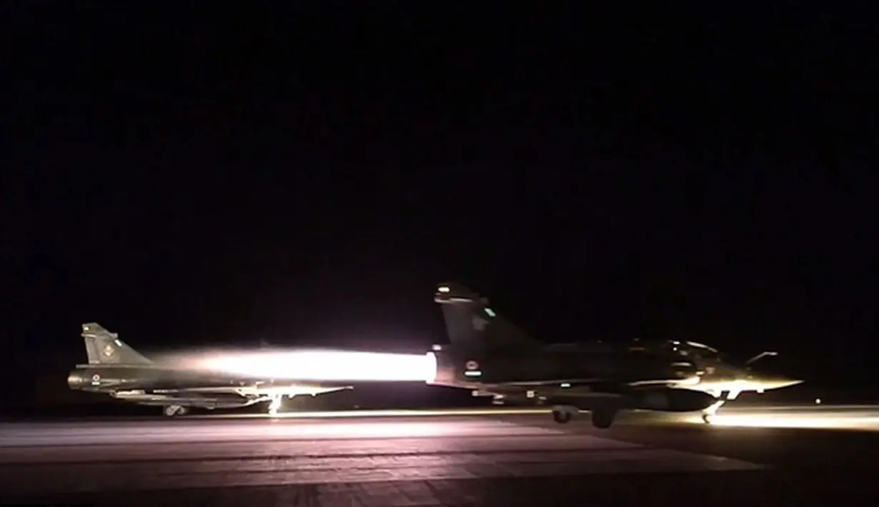 Jet Tempur Prancis Lancarkan Serangan ke ISIS di Suriah - Foto Liputan6.com