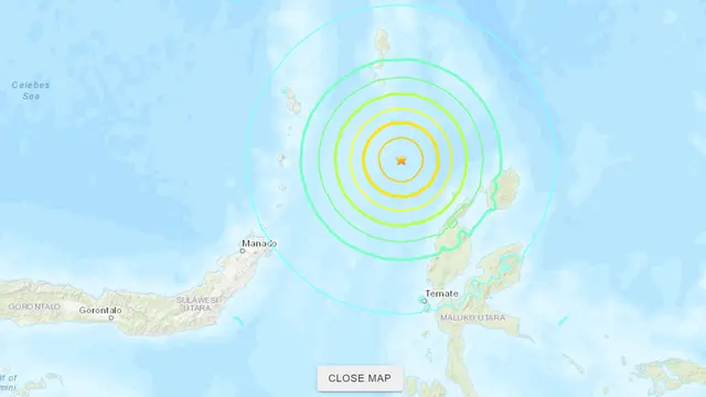 Situs Geologi AS Catat Gempa Magnitudo 7 Guncang Sulawesi Utara ...