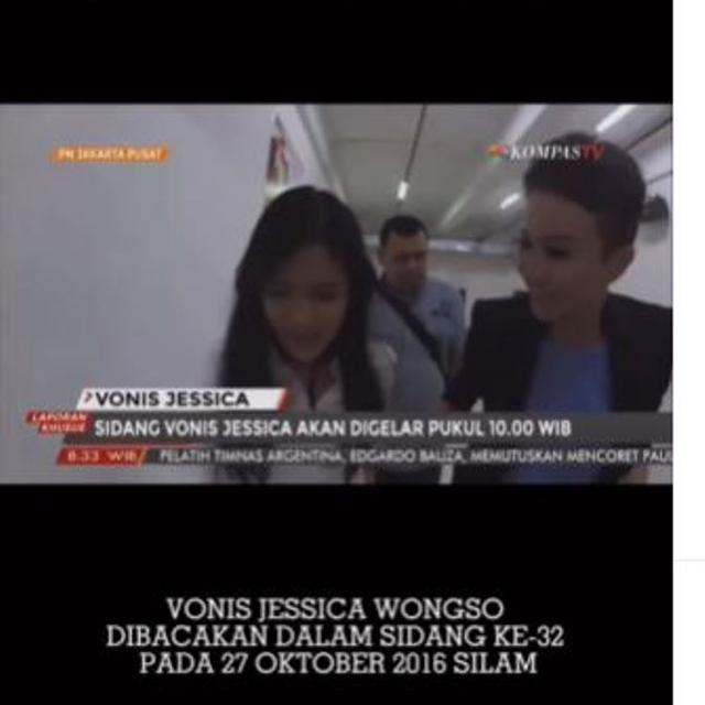 Kasus Kopi Sianida, Terungkap Isi Pesan Tertulis dari Jessica Wongso ...