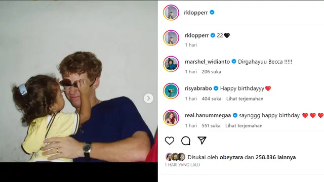 Rebecca Klopper Tak Dapat Ucapan Romantis dari Fadly Faisal di Hari Ultah ke-22, Pilih Kenang ...