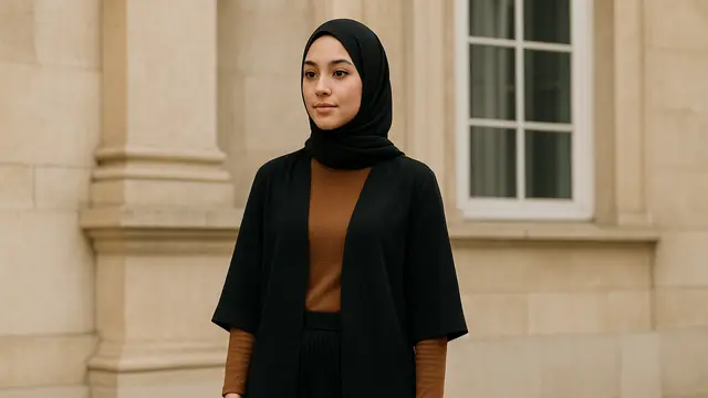 9 Model Outer Kekinian Hijab, Tampil Modis dan Elegan - Hot Liputan6.com