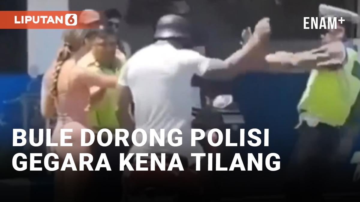 WNA Inggris Pelanggar Lalu Lintas yang Viral Dorong Polisi di Bali Akhirnya Diciduk - Regional ...