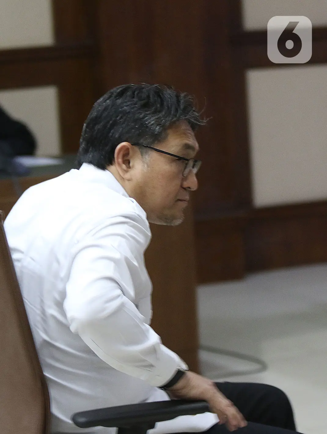 FOTO: Mantan Anggota DPR Sukiman Jalani Sidang Dakwaan - Foto Liputan6.com