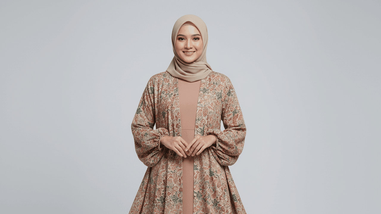 TOP 3: Inspirasi Model Gamis Batik Hijab Modern Model Cardy hingga ...
