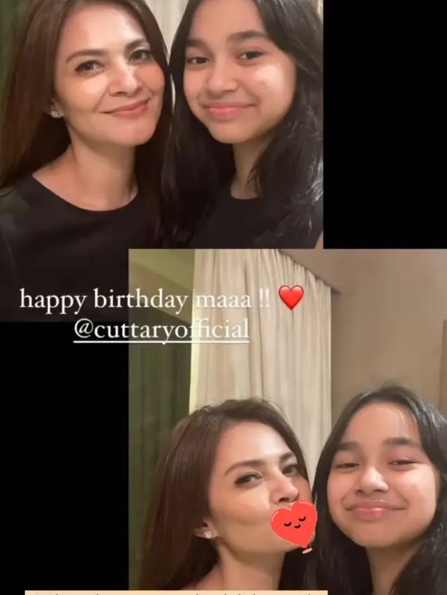 6 Potret Cut Tary Rayakan Ultah ke-44, Keluarga Kompak Pakai Baju Hitam ...