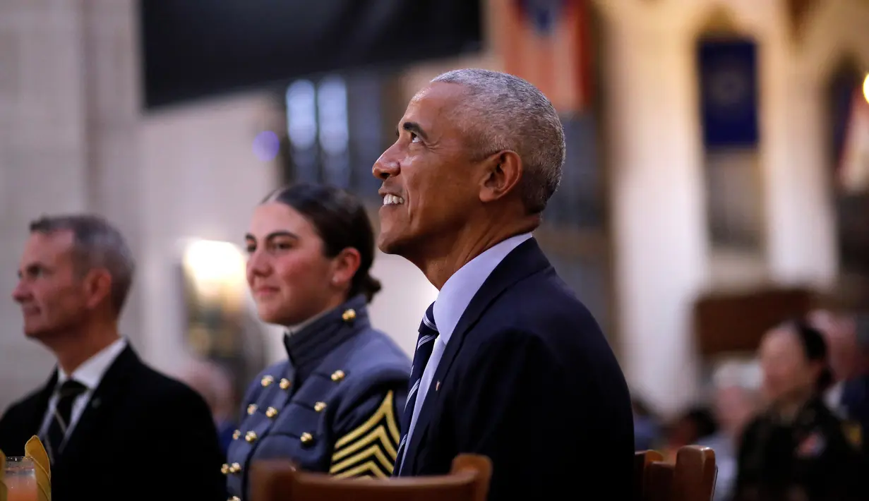 Barack Obama Jadi Presiden AS Kelima yang Raih Sylvanus Thayer Award ...