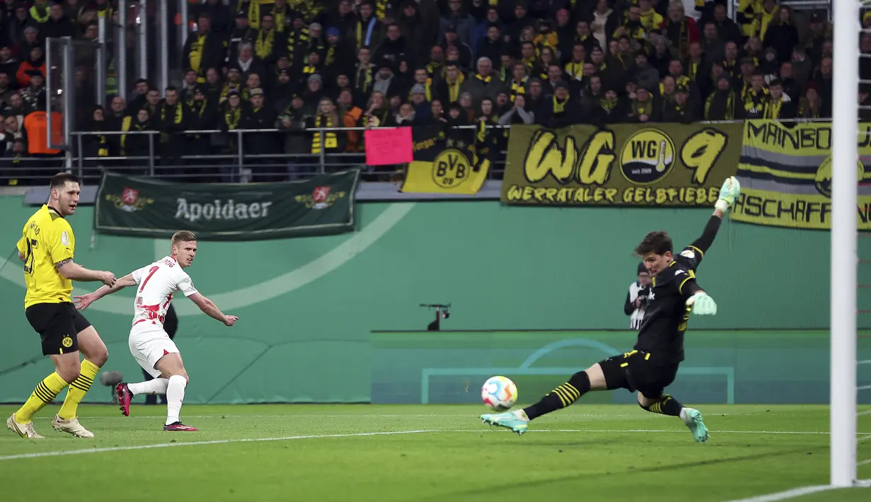 RB Leipzig Singkirkan Borussia Dortmund di Perempatfinal DFB Pokal ...