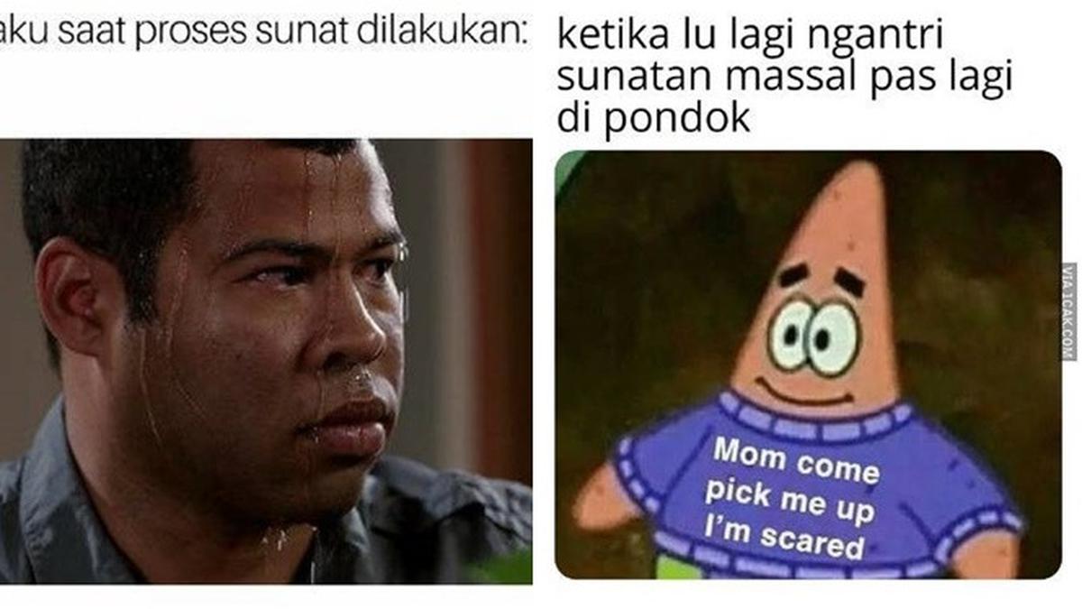 6 Meme Ketakutan Bocah Saat Mau Sunat Ini Bikin Senyum Tipis