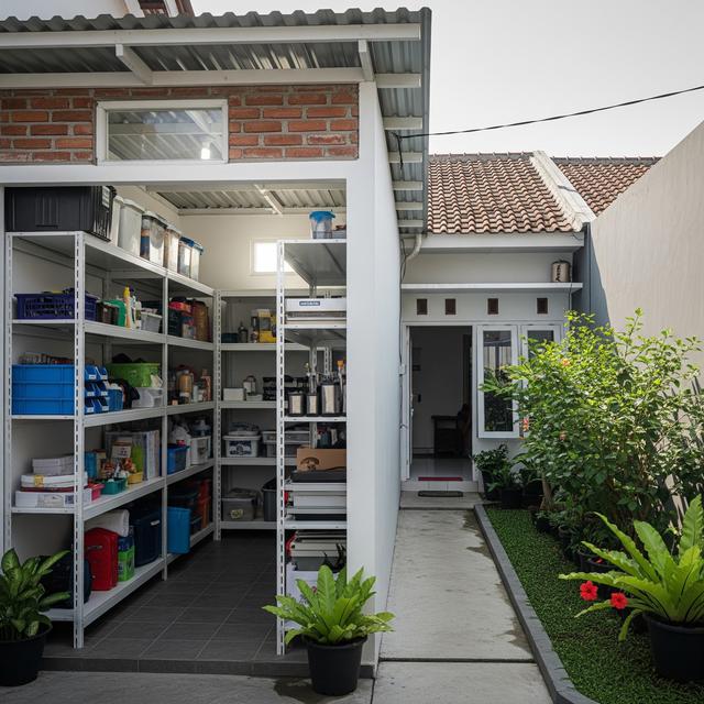 9 Ide Gudang Mini di Samping Rumah yang Tetap Rapi, Solusi Penyimpanan ...