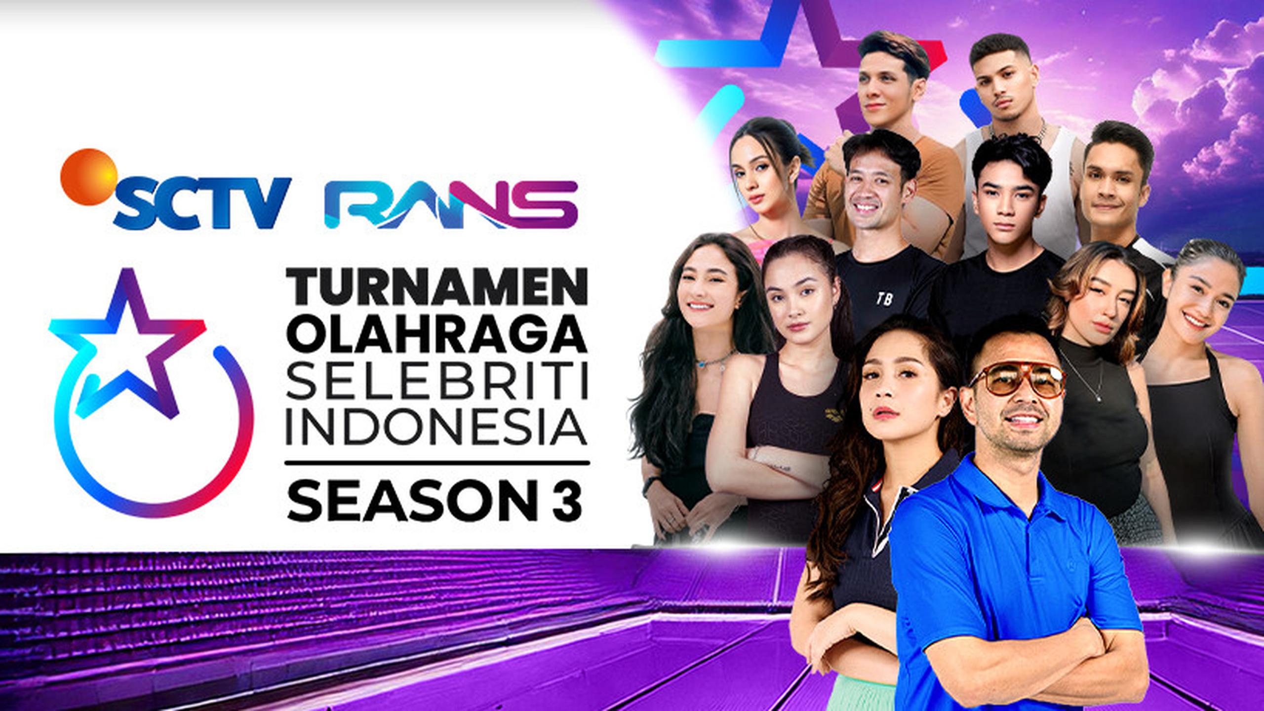 Jadwal Pertandingan Turnamen Olahraga Selebriti Indonesia season 3 ...