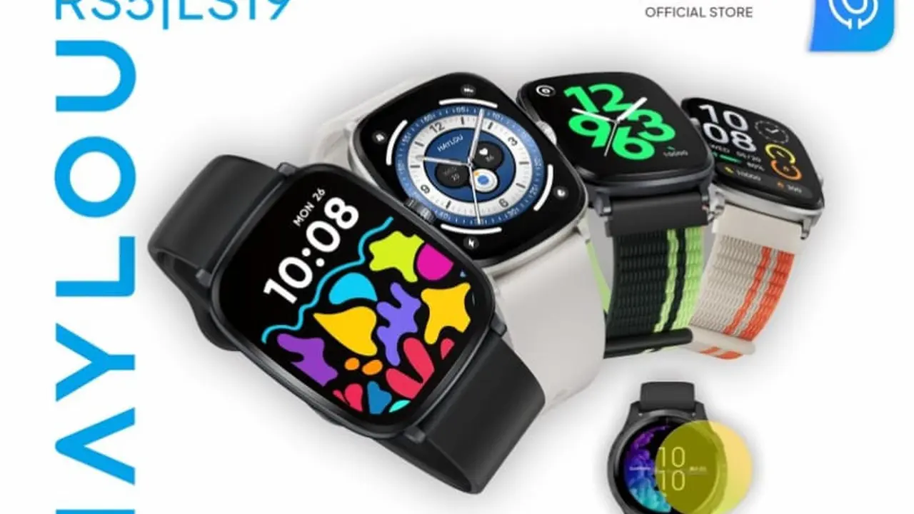 Haylou RS5 Smartwatch Hadir dengan Display AMOLED 2.01 - Fashion Fimela.com