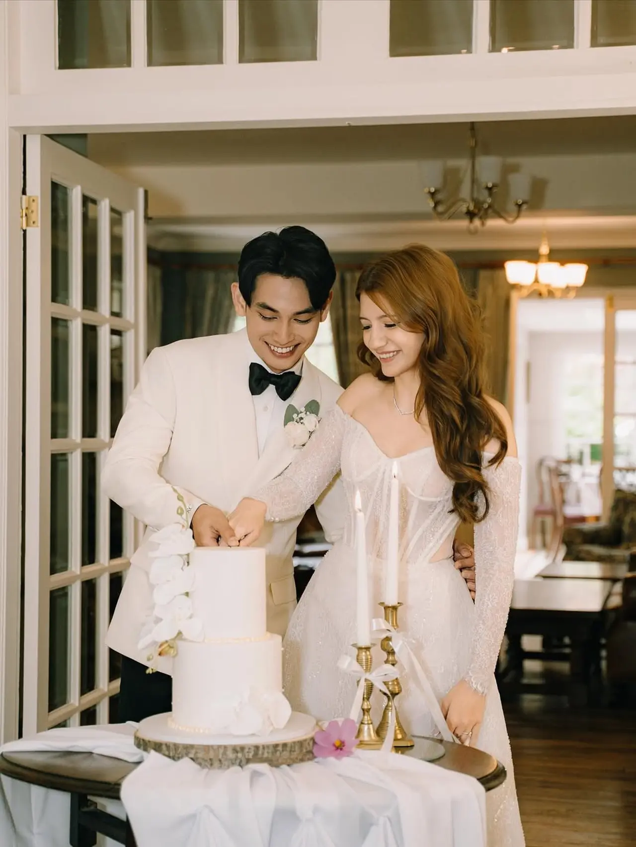 Potret Serasi Romantis Cassandra Lee dan Ryuken Vow Renewal dan Resepsi ...