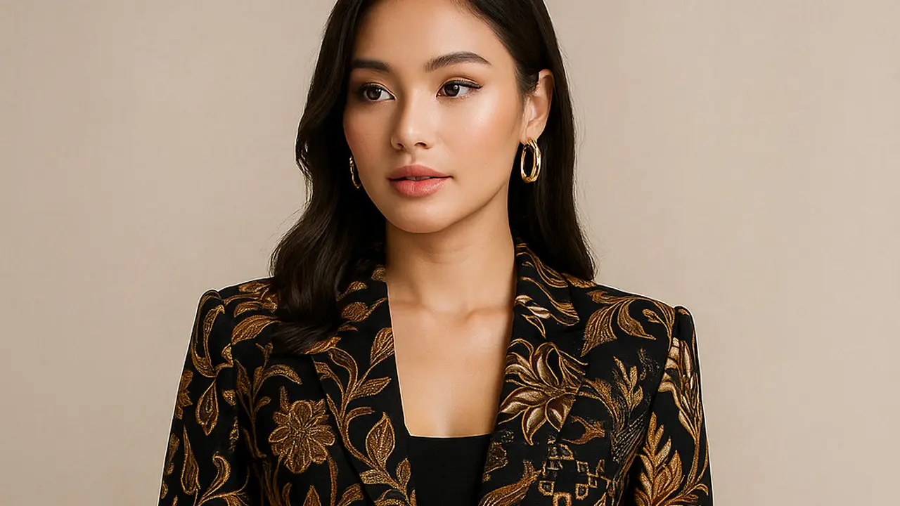 14 Model Outer Batik Kekinian 2025 Paling Hits, Cocok untuk ke Kantor ...