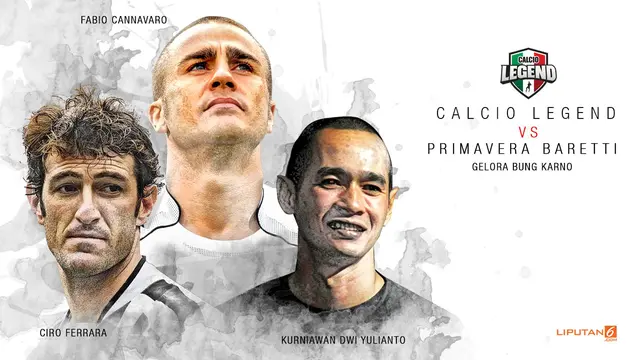 Primavera Baretti Lawan Calcio Legend, Vicky Nitinegoro Iri - Bola ...
