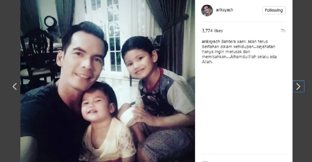 Lewat Tulisan Ini, Atalarik Syach Sindir Siapa? - ShowBiz Liputan6.com