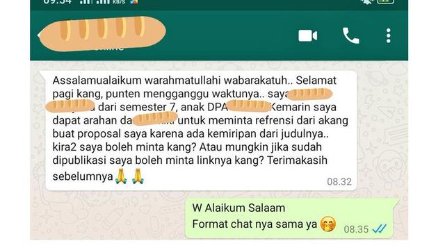 6 Chat Dosen Beri Tahu Format Kirim Pesan Ini Bikin Mahasiswa Tepuk ...