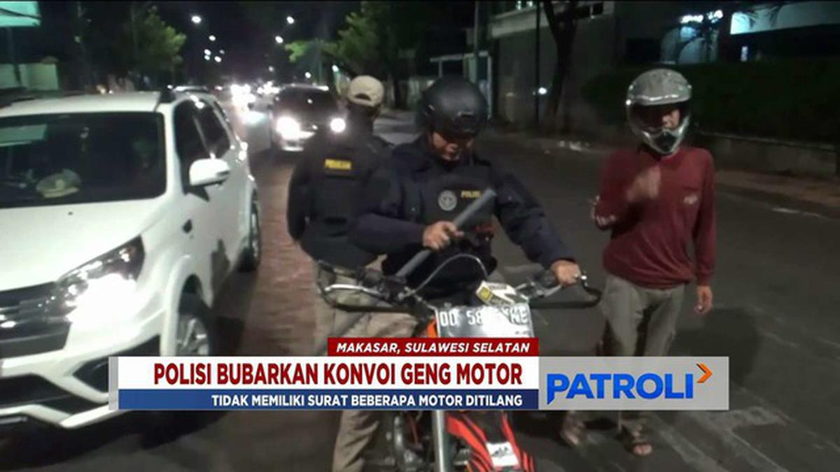 Polisi Bubarkan Konvoi Ugal-Ugalan Geng Motor di Makassar - News ...