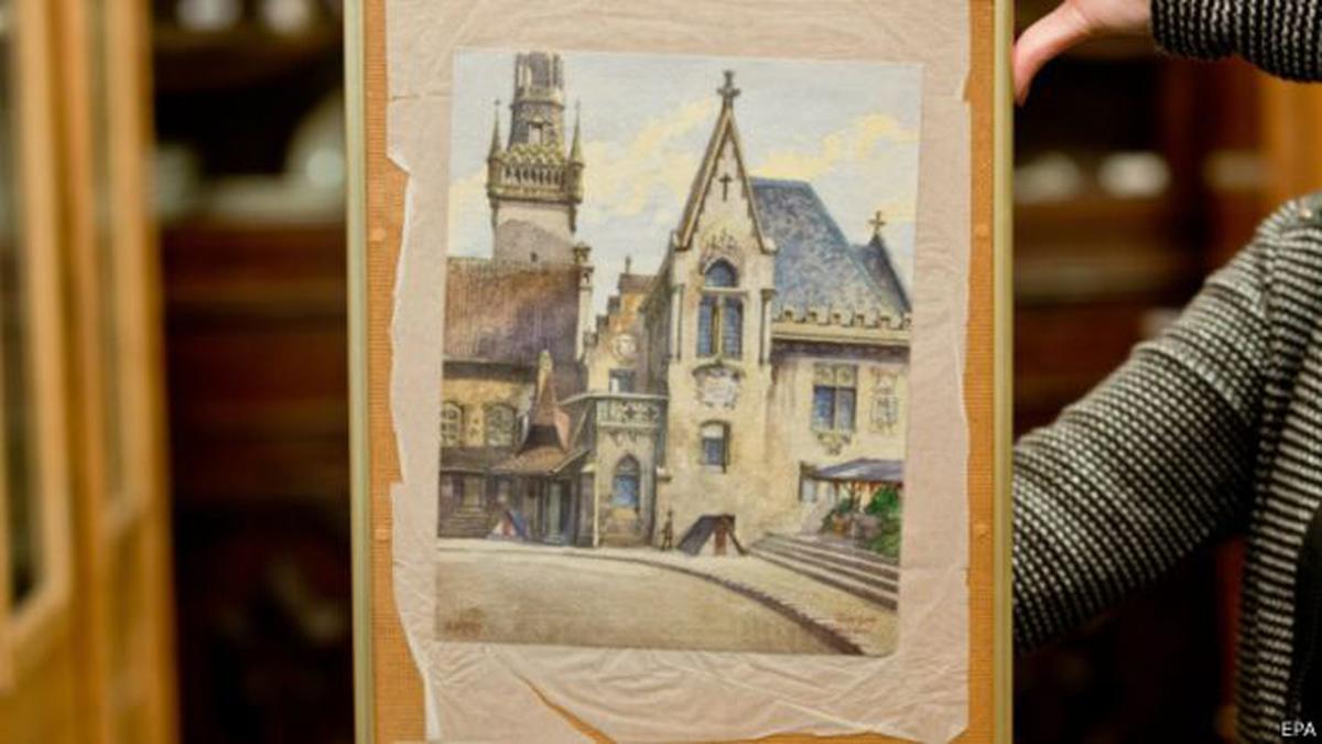 Dilelang Rp 728 Juta, Lukisan Cat Air Karya Hitler - Global Liputan6.com