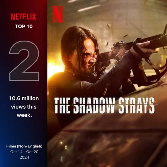 'The Shadow Strays' Raih Top 10 Film Non-Inggris di Netflix, Curi ...