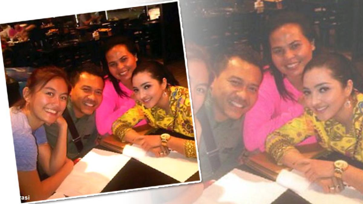 Agnes Monica Dinner Bareng Anang & Ashanty di Los Angeles - ShowBiz ...
