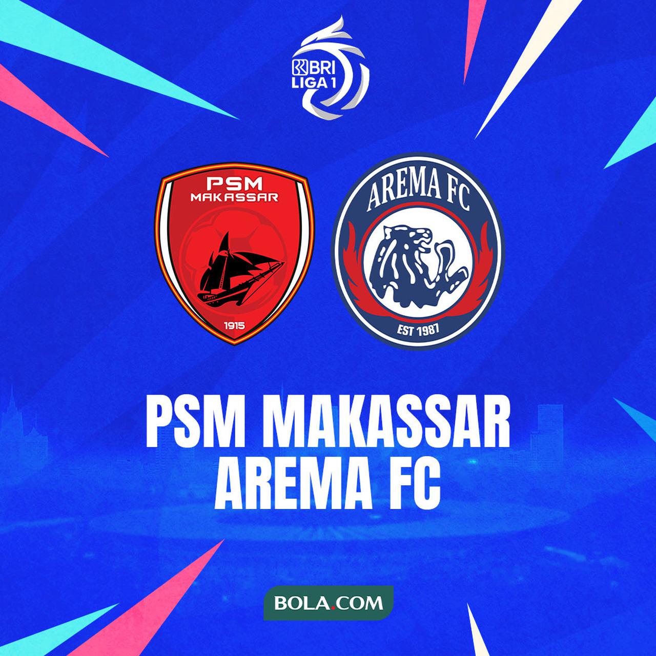 Prediksi PSM vs Arema FC di BRI Liga 1: Duel Tim Musafir Beda Nasib