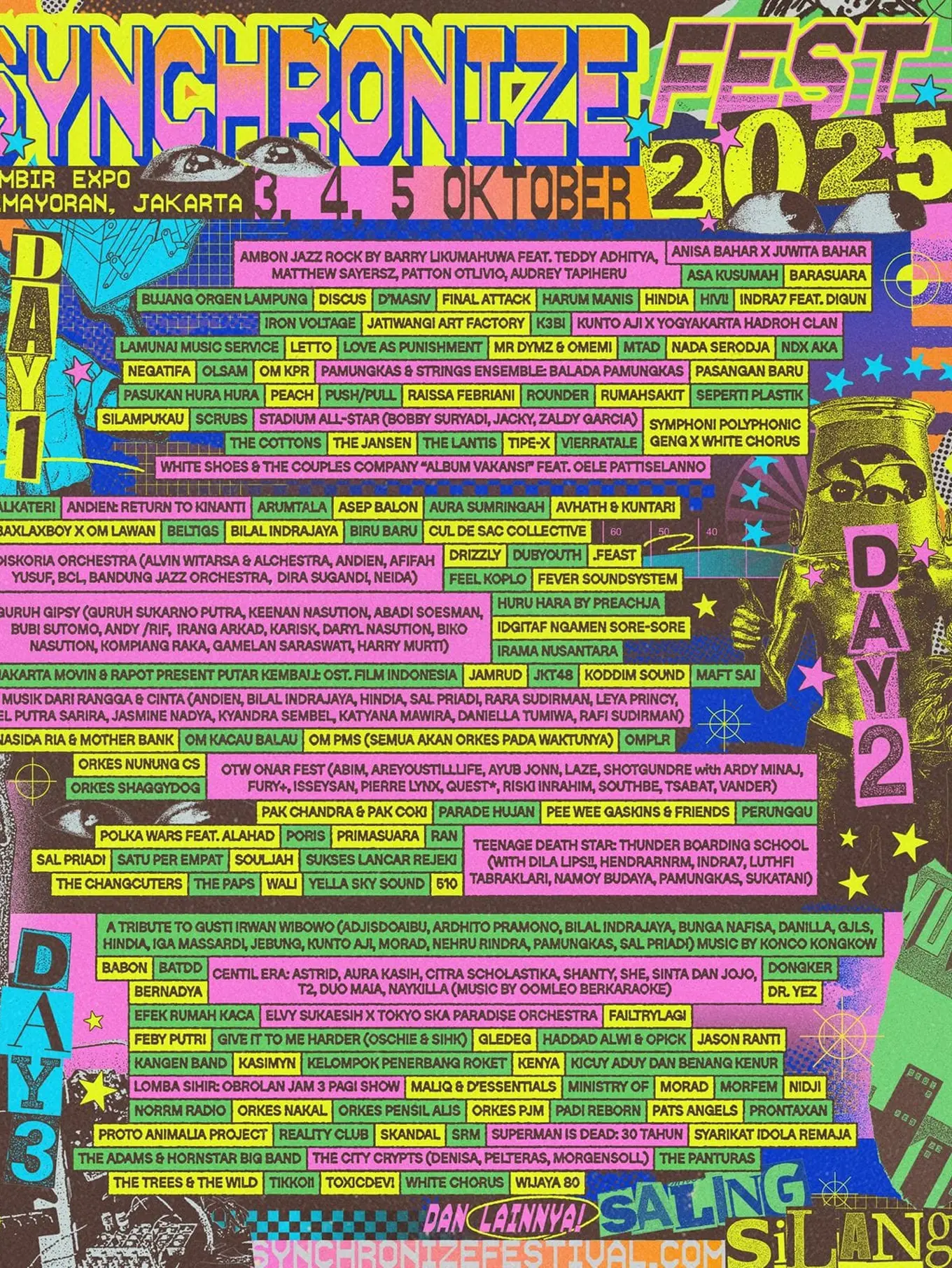 Lineup Lengkap Synchronize Fest 2025 yang Siap Digelar Oktober Mendatang