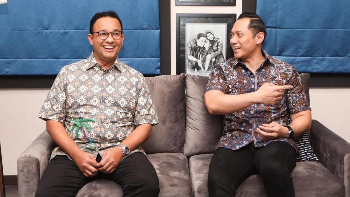 AHY dan Anies Duduk Sebelahan saat Nonton Konser Dewa 19