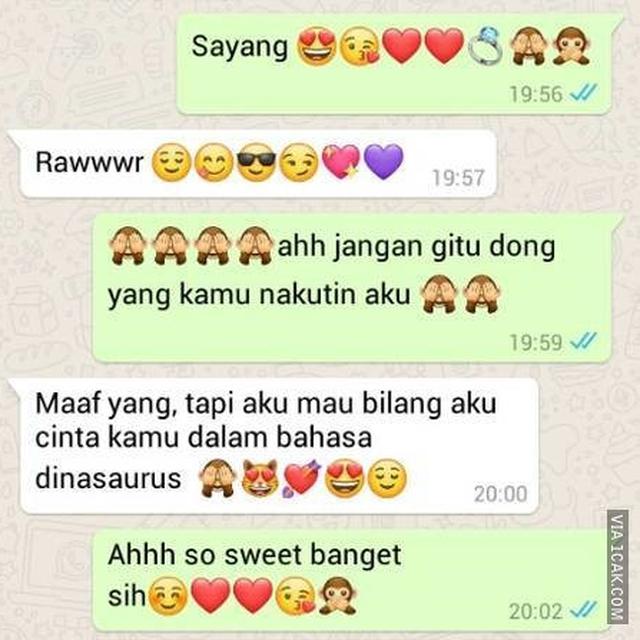 6 Chat Gombalan Pakai Bahasa Asing Ini Kocak Tapi Romantis