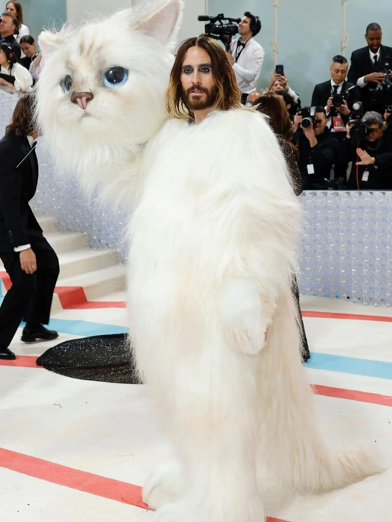 Adu Gaya Imut Jared Leto dan Doja Cat yang Cosplay Jadi Kucing Karl ...