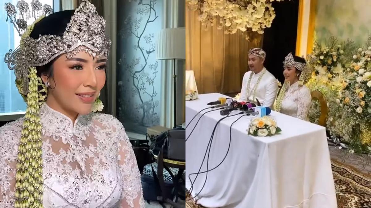 7 Potret Pernikahan Angga Wijaya Bertema Adat Sunda, Pesona Istri Curi Perhatian - Hot Liputan6.com