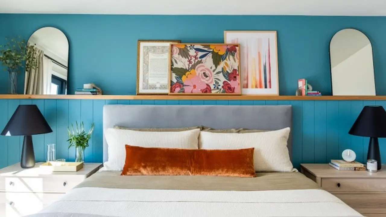 8 Model Inspirasi Cat Kamar Tidur Warna Biru, Cerah dan Menenangkan ...